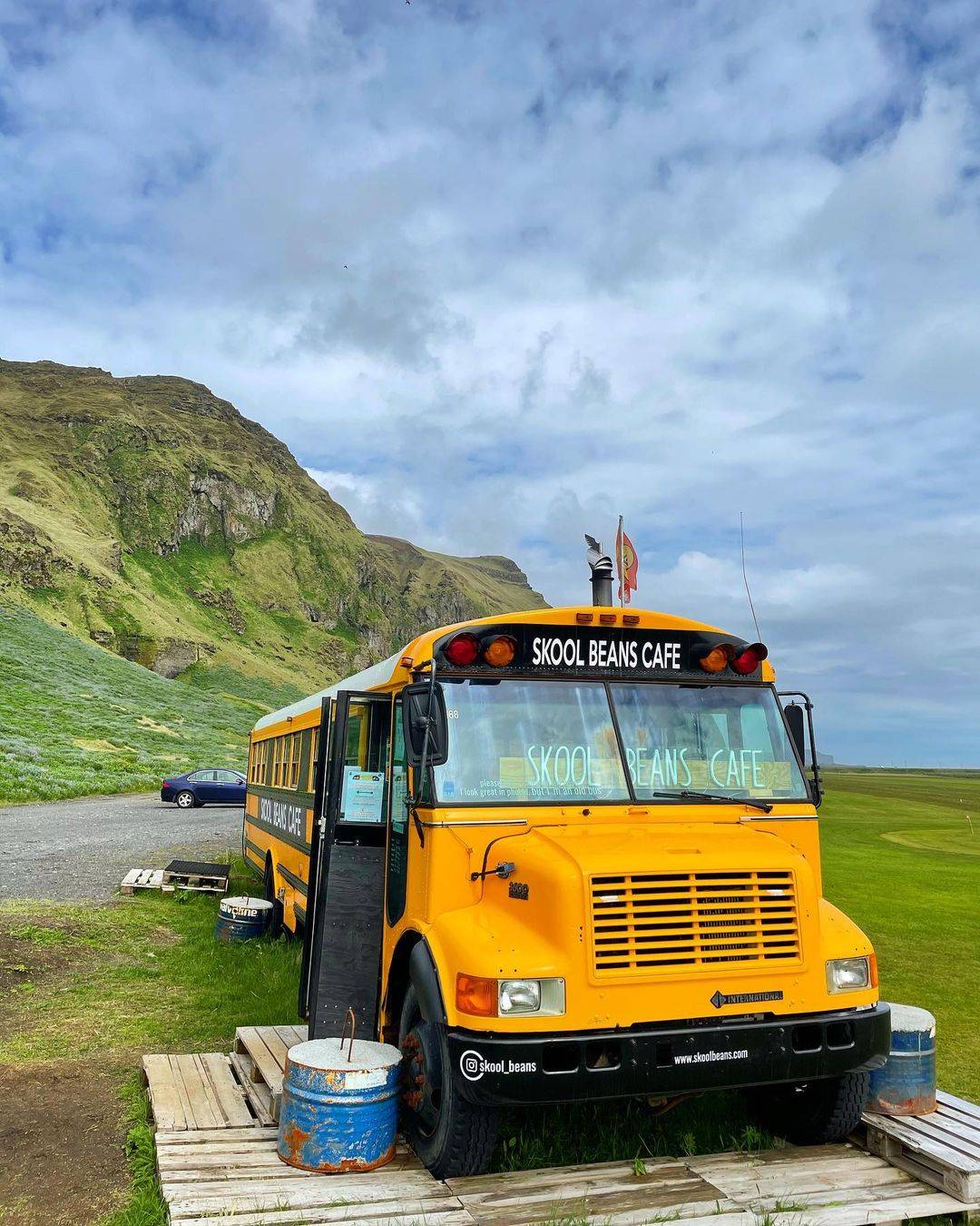 Skool Beans Cafe Bus Iceland | Th3rdwave